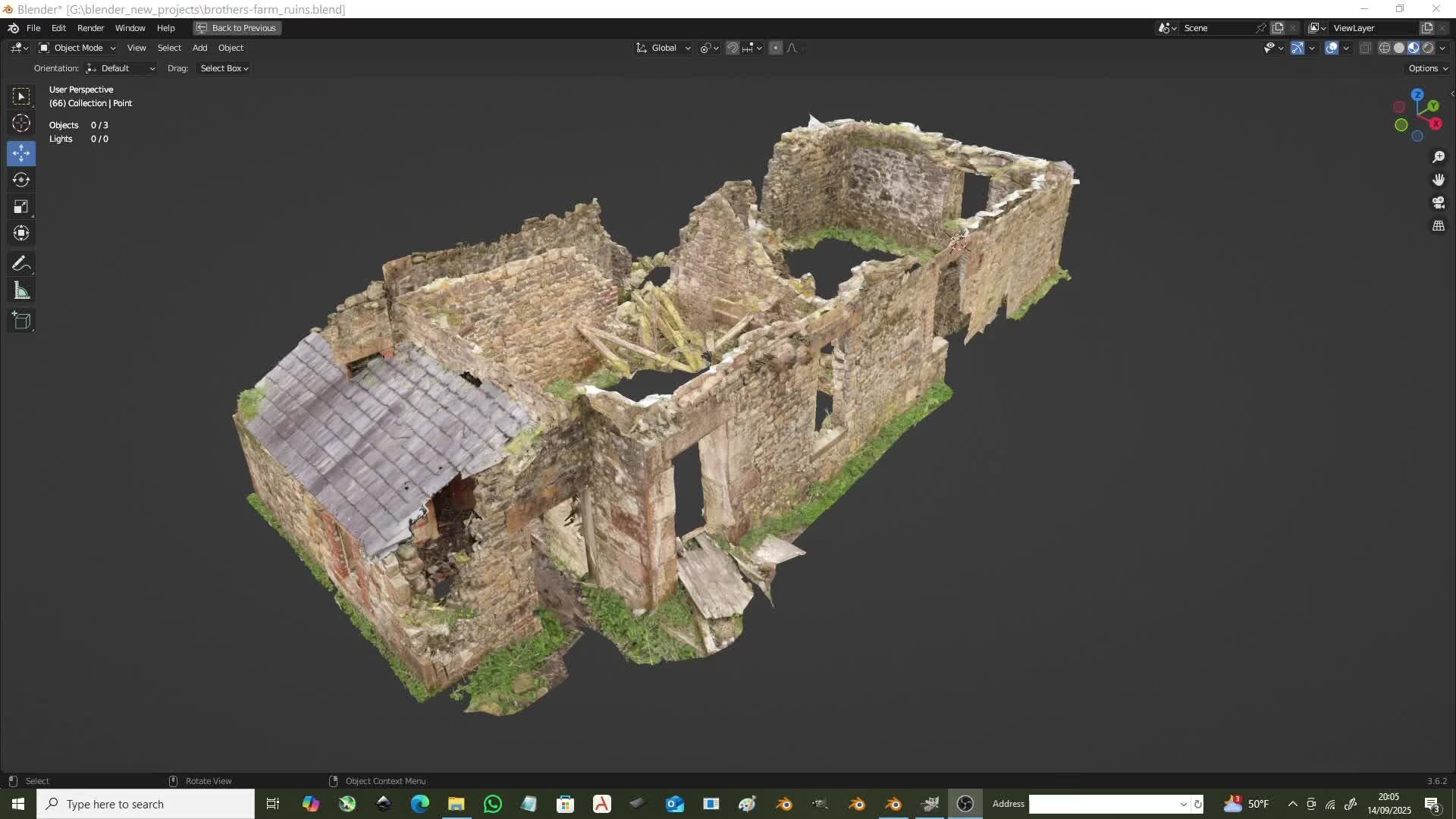 ArtStation - over 300 yr old cottage photogrammetry