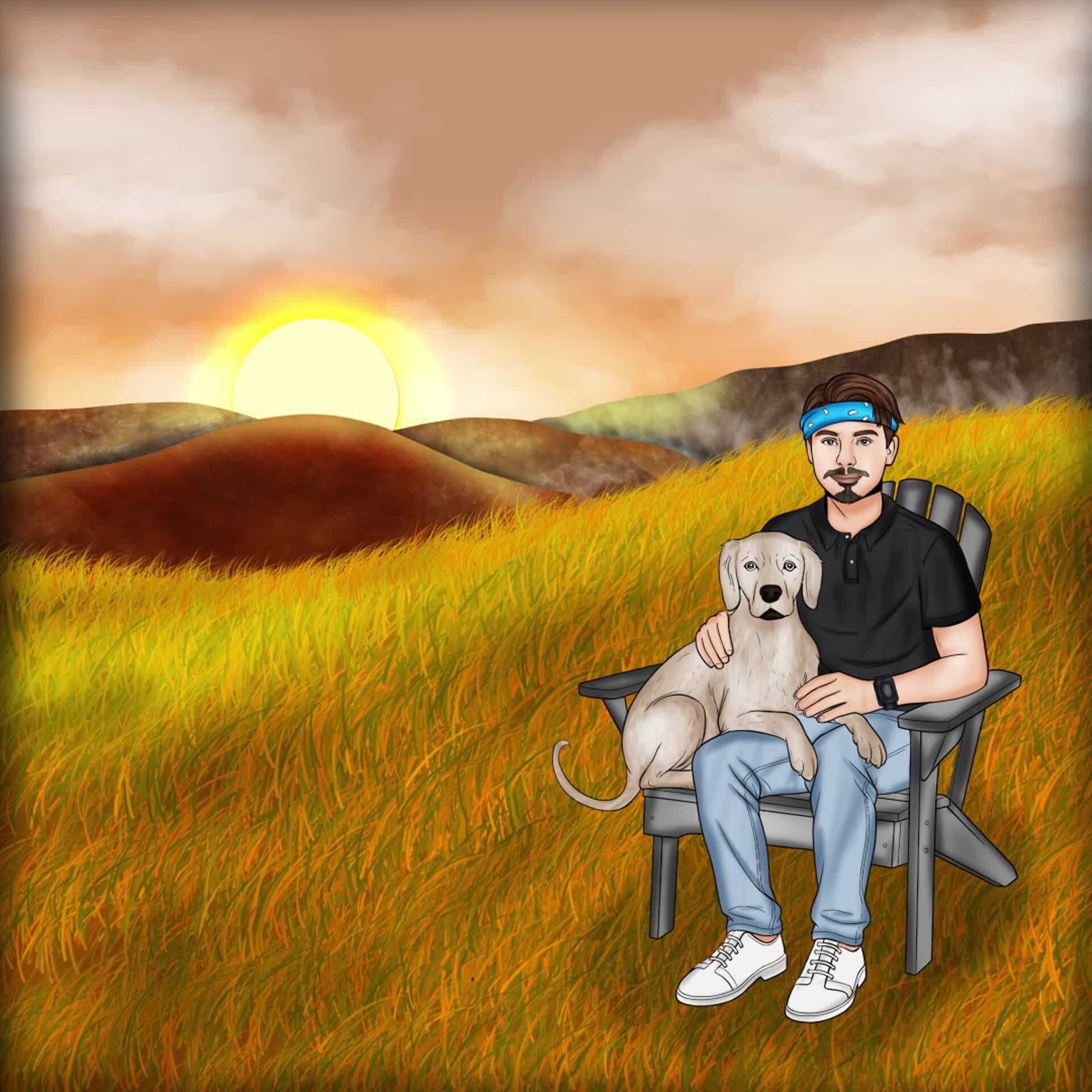 ArtStation - Animated Self-Portrait