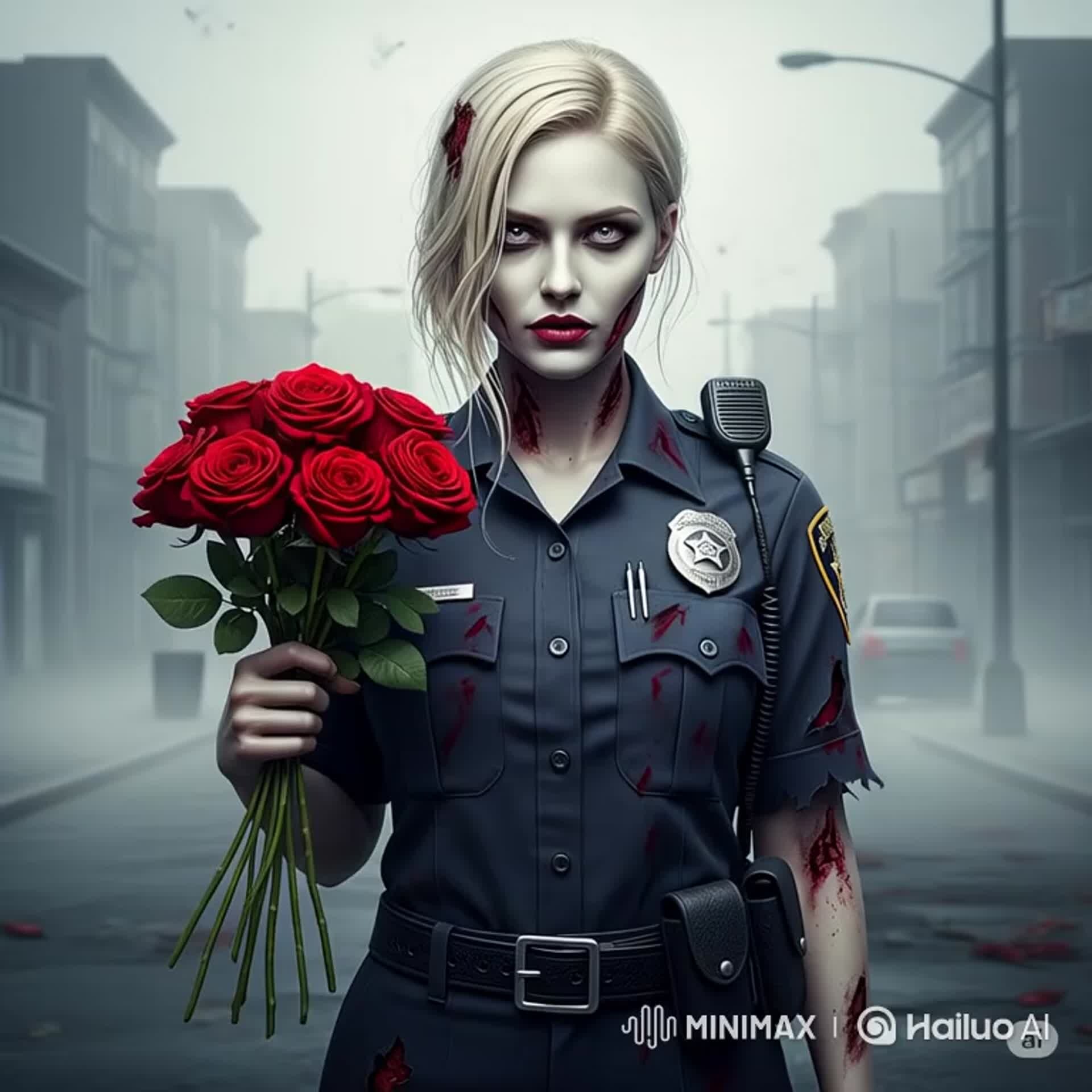 ArtStation - Zombie Policewoman