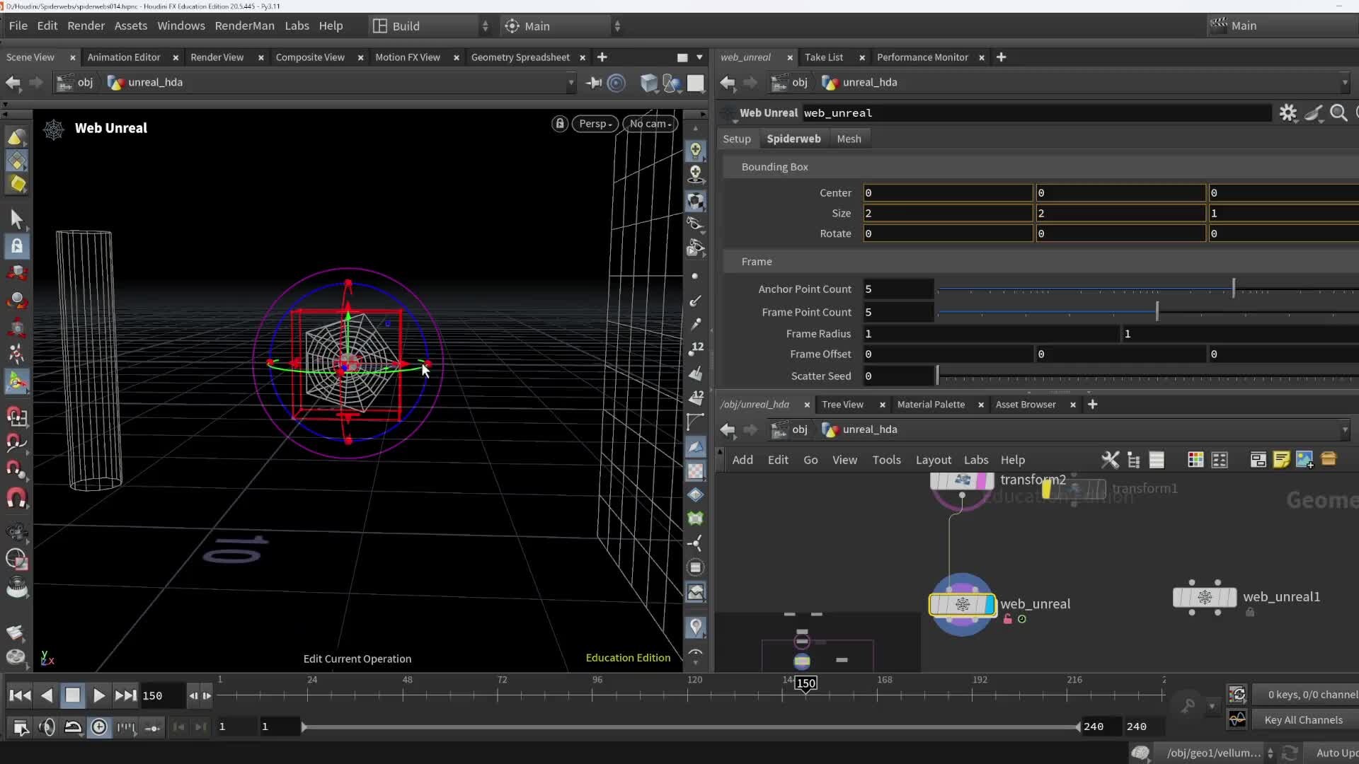 ArtStation - Orb Spiderweb Generator Tool