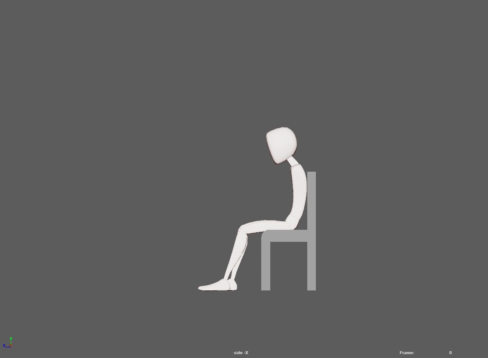 ArtStation - Sit to Stand animation