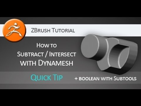ArtStation - Quick tip tutorial: How to subtract / intersect with Dynamesh in ZBrush