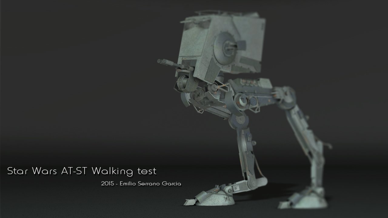ArtStation - Star Wars AT-ST Walking Tribute