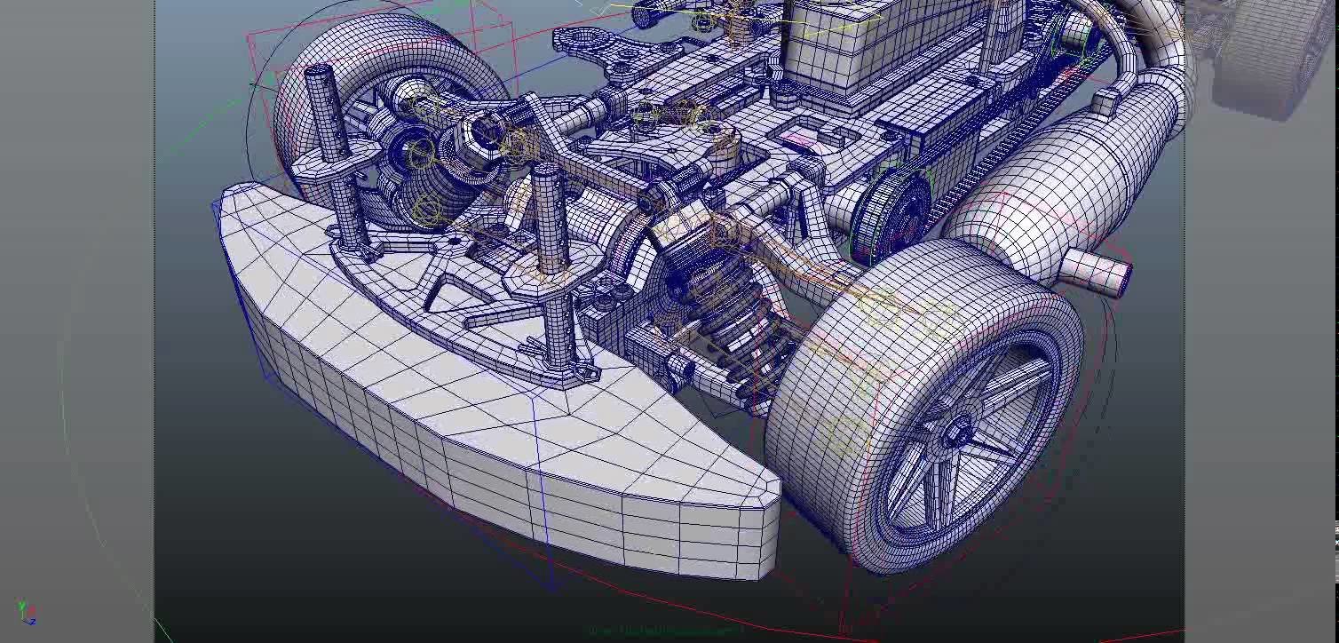 ArtStation - RC car rigging & setting