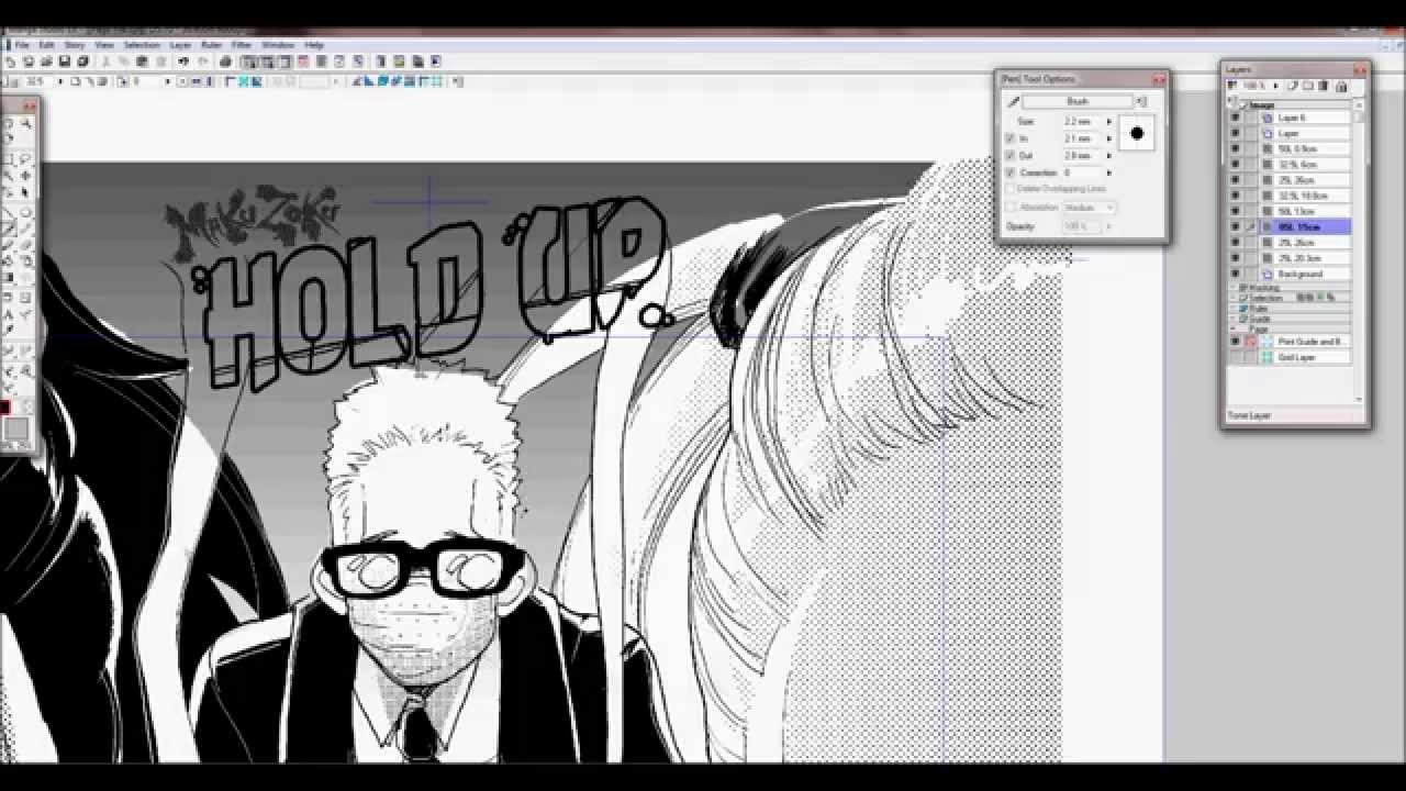 Maku Zoku - Hold Up Chapter 2 artwork- Speed drawing video
