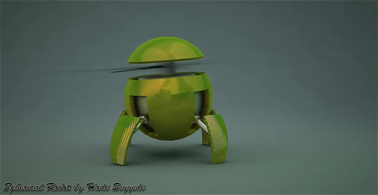 ArtStation - Spherical Robot