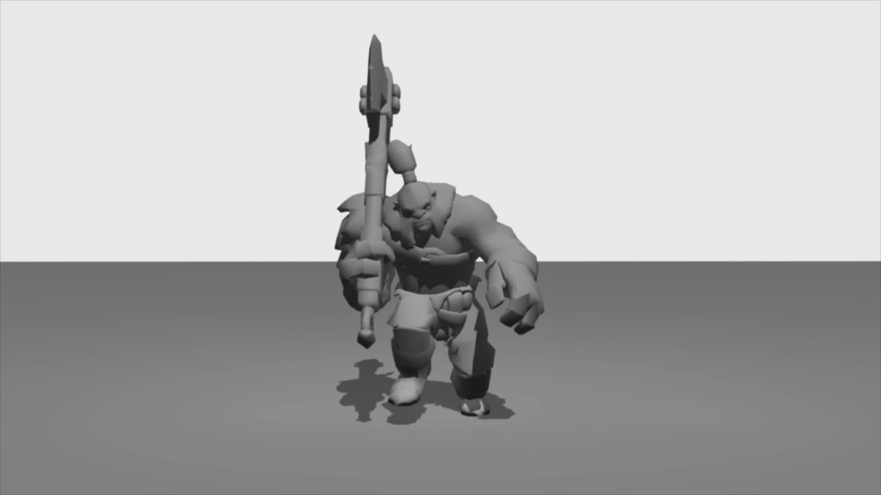 ArtStation - Axe Walk Cycle