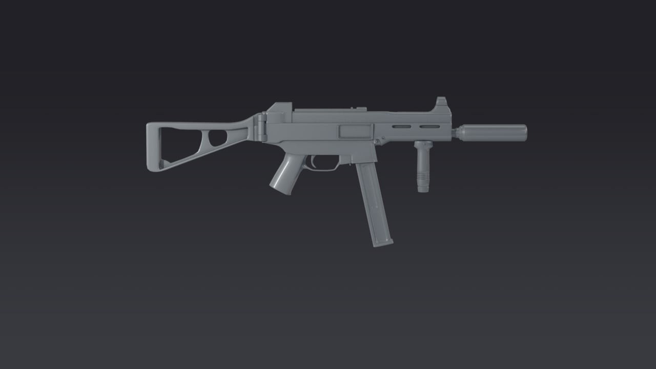 ArtStation - UMP45 High Poly Model