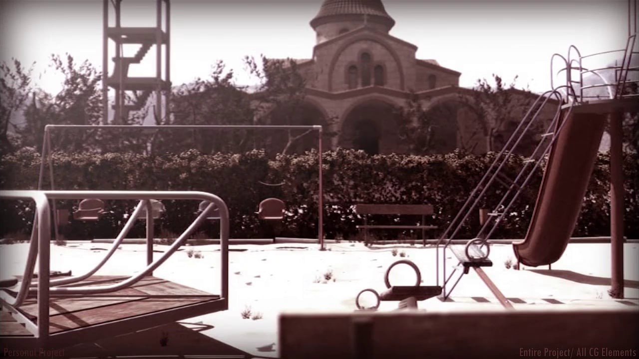 ArtStation - My childhood playground from the 80's