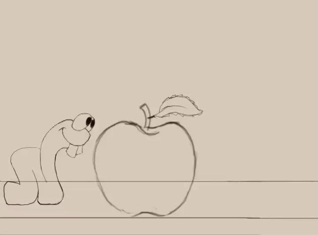 ArtStation - Worm 2D animation
