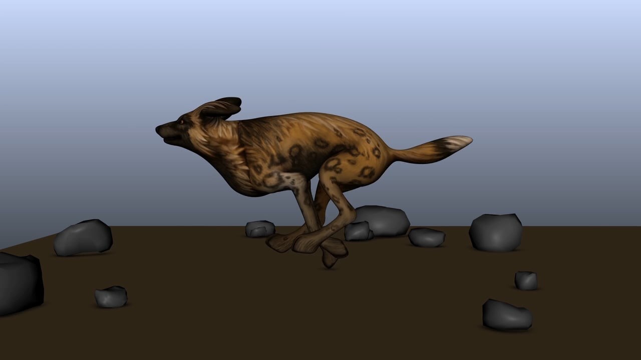 ArtStation - Quadruped Run Cycle