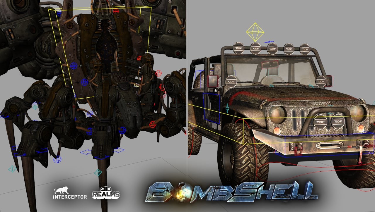 ArtStation - Bombshell: Props Rigs Demo