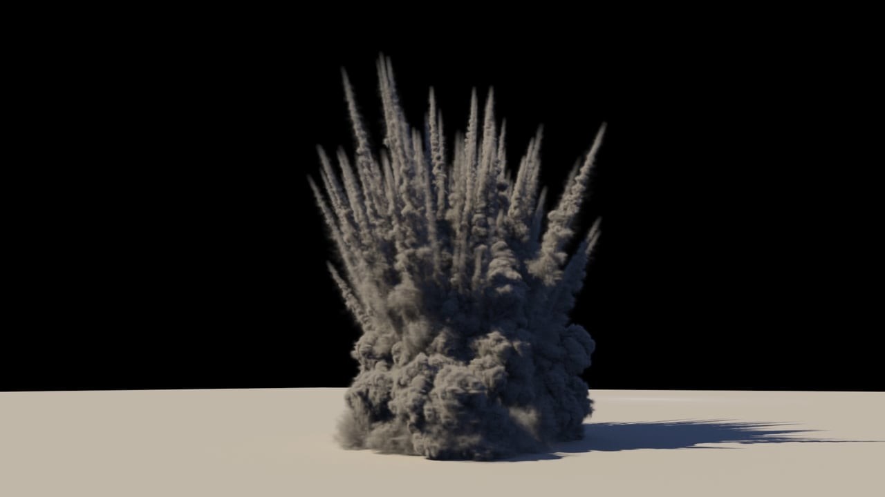 ArtStation - Houdini - Smoke Explosion