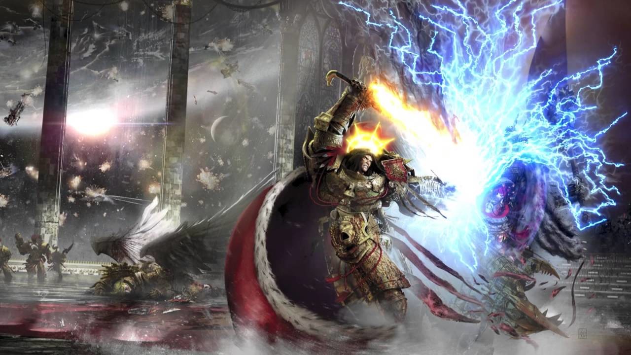 ArtStation - The Emperor of Humanity vs Horus Lupercal - Animation Test