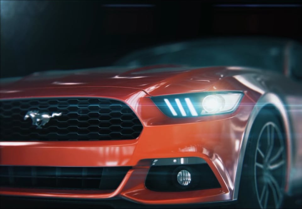 ArtStation - Ford Mustang 2015 reveal animation
