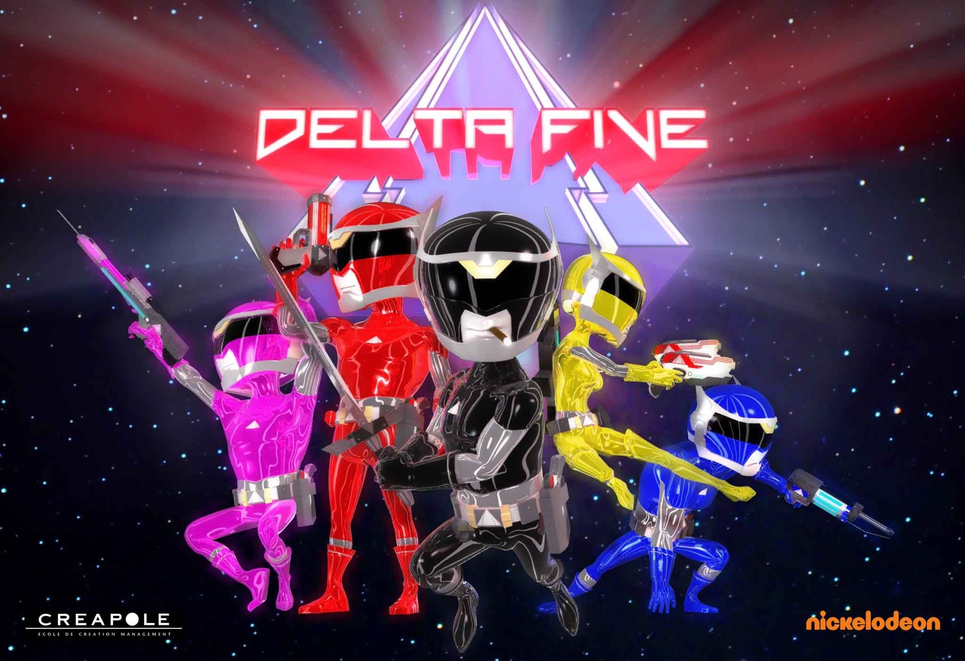 ArtStation - DELTA FIVE - Sentai 3D Animation