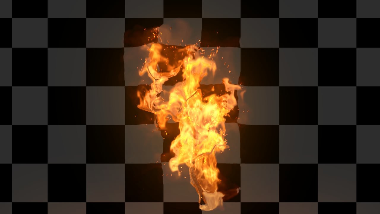 ArtStation - Fire Study Simulation in MAYA