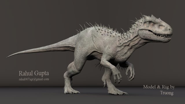 ArtStation - T Rex Walk