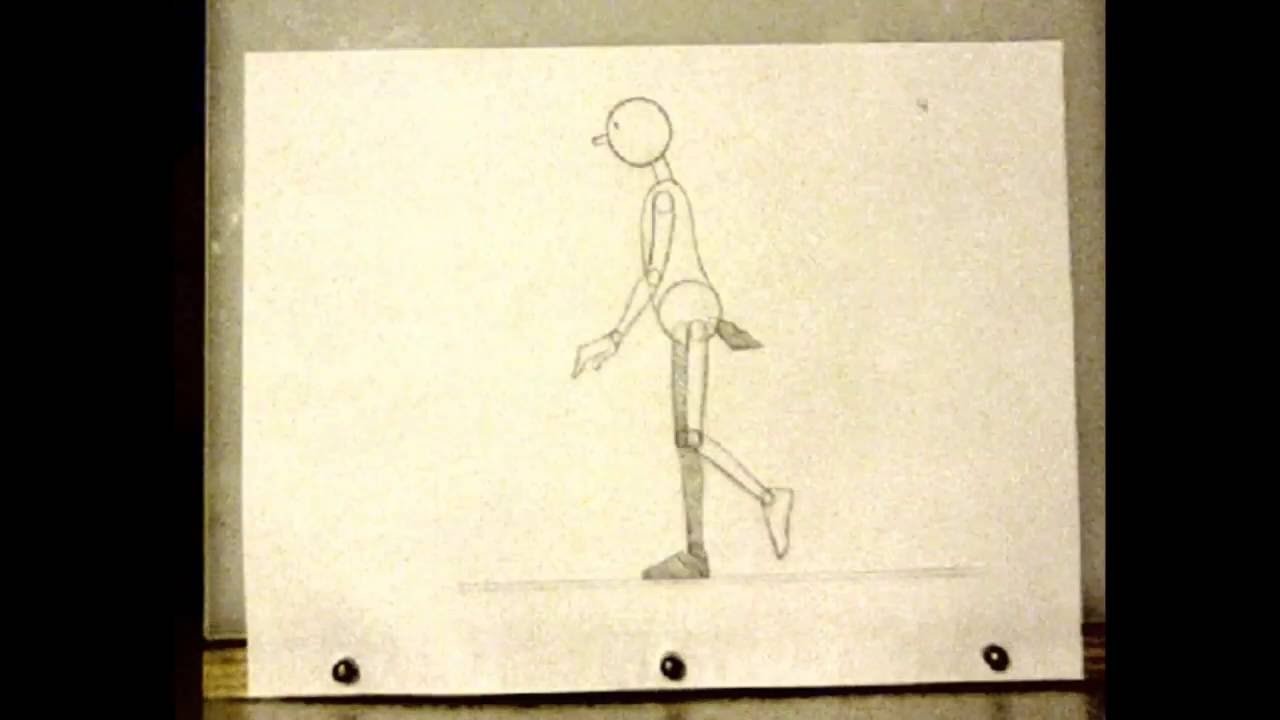 ArtStation - Walk Cycle Pencil Test and Clean-up Animation
