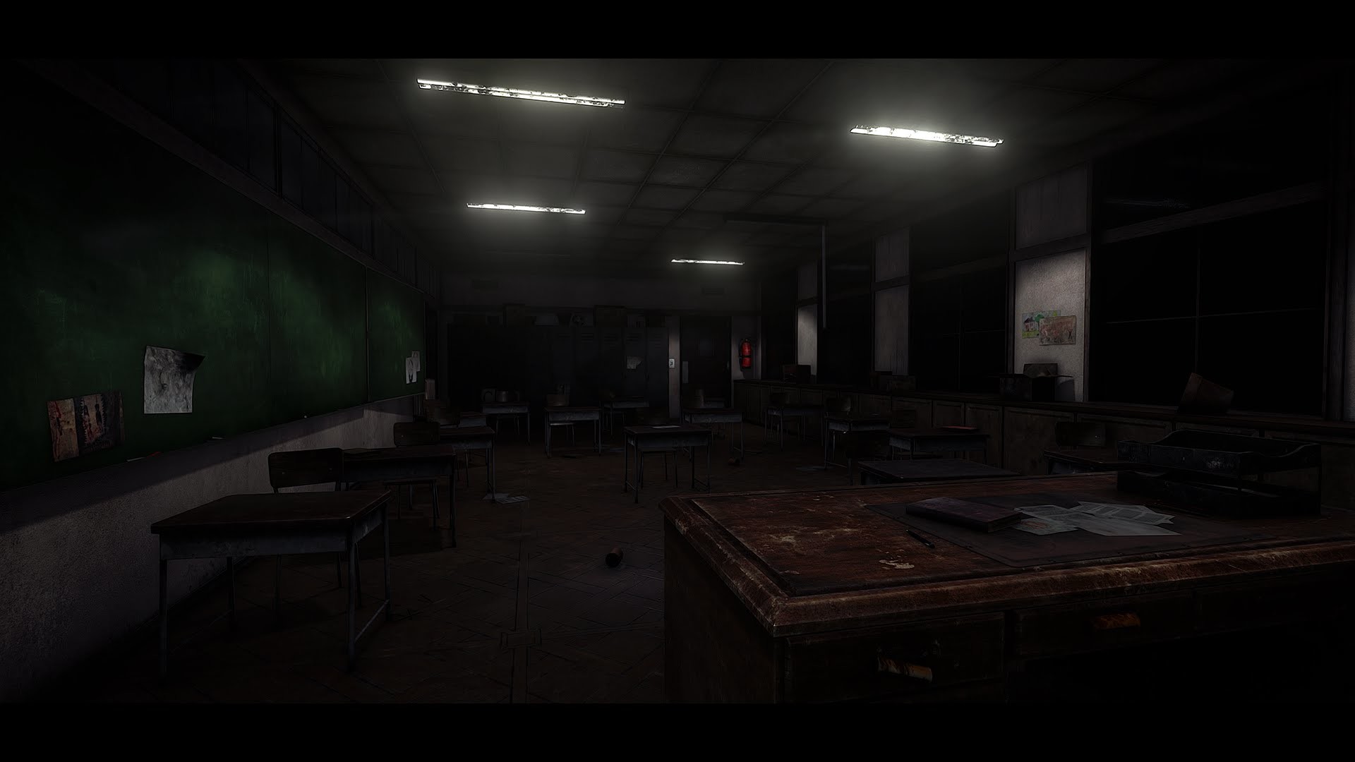 ArtStation - Classroom : Silent Hill - Unity 5