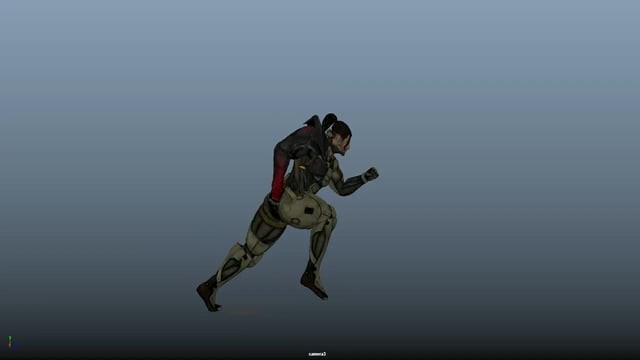 ArtStation - Free Animation time (Run Attack loop S)