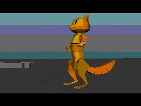 ArtStation - Squirrel hop animation