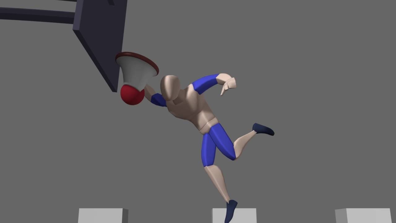 ArtStation - Basketball Dunk Animation