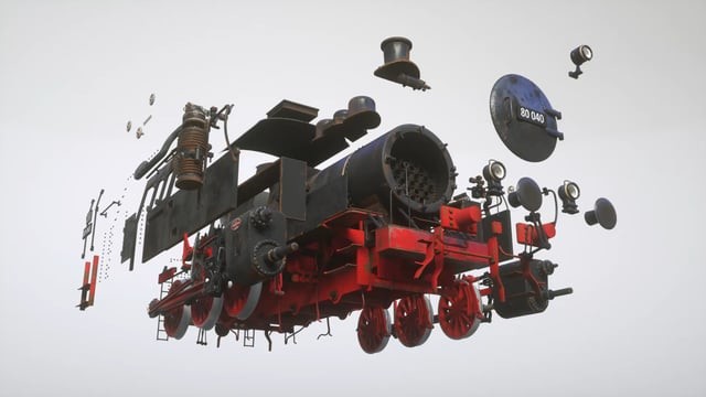 ArtStation - Small German steamlocomotive from 1927.