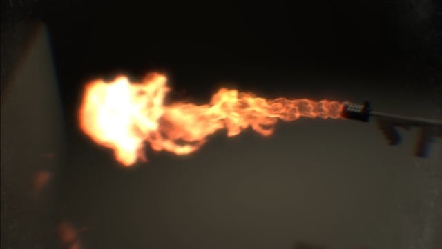 ArtStation - Fluid simulation of fire
