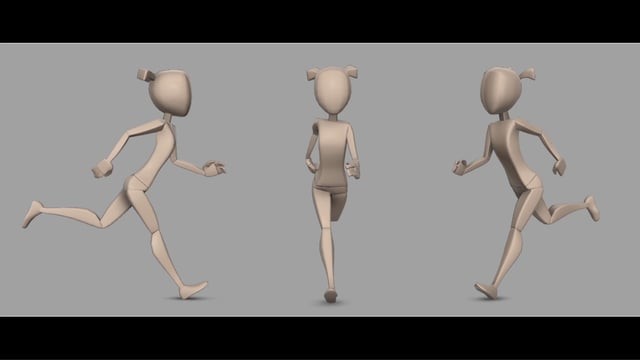 ArtStation - Run Cycle with Ellie Rig