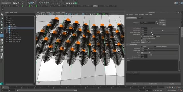 ArtStation - Tutorials - feather placement in Yeti