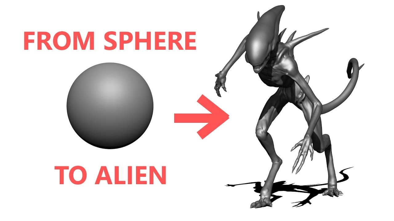 ArtStation - Alien Speed Sculpt