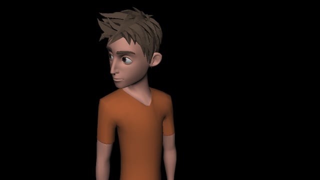 ArtStation - Simple head turn animation