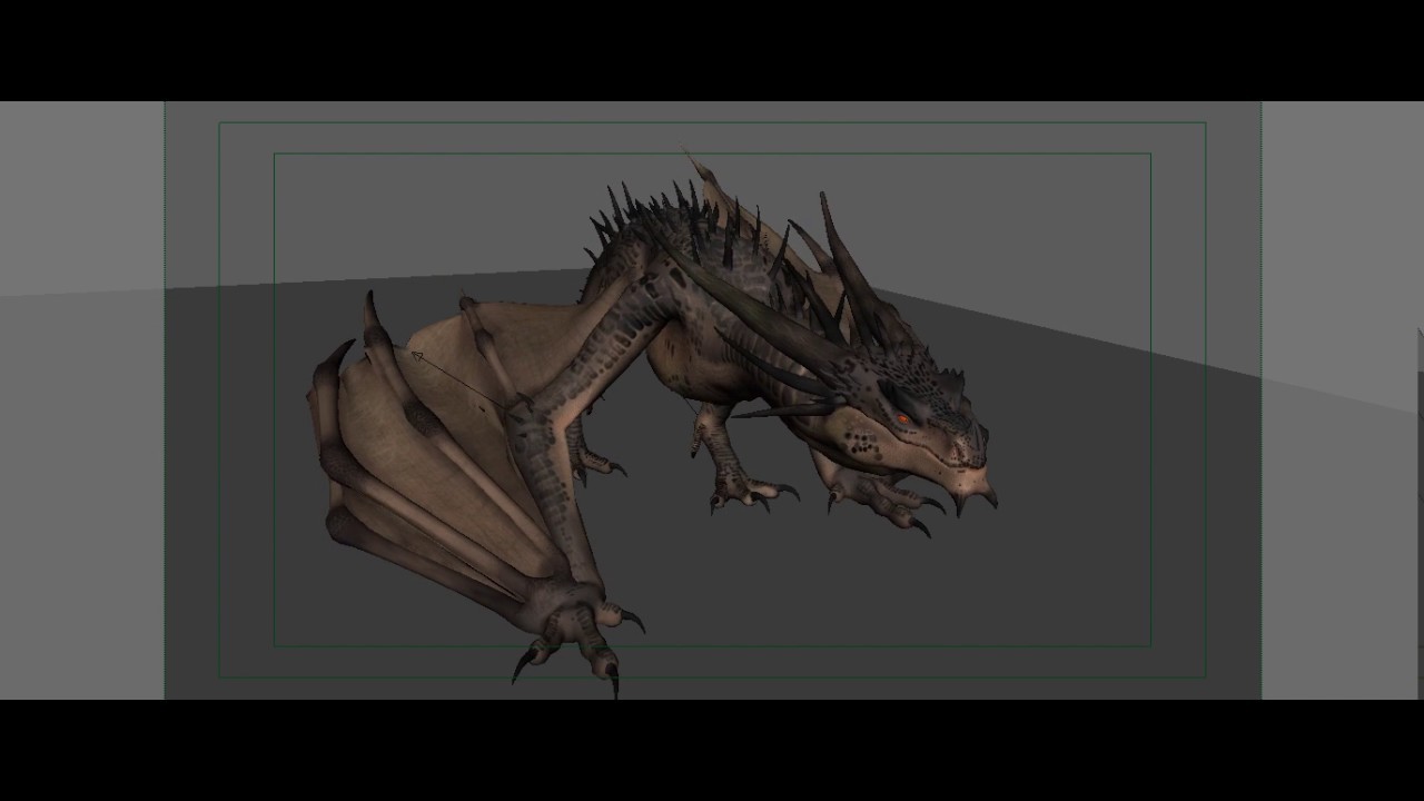 ArtStation - Milestone3 - Dragon Walk Cycle