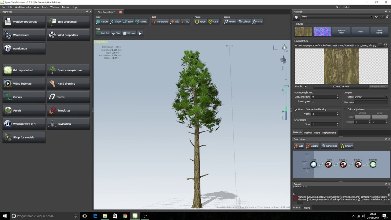 ArtStation - Pine Tree for Unreal Engine 4