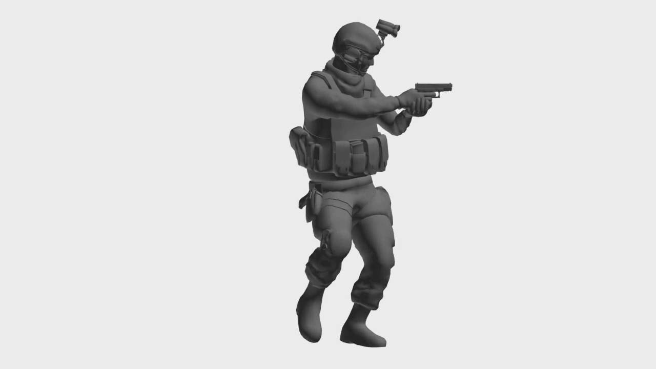 ArtStation - Locomotion Pistol Walk Strafe Left Loop