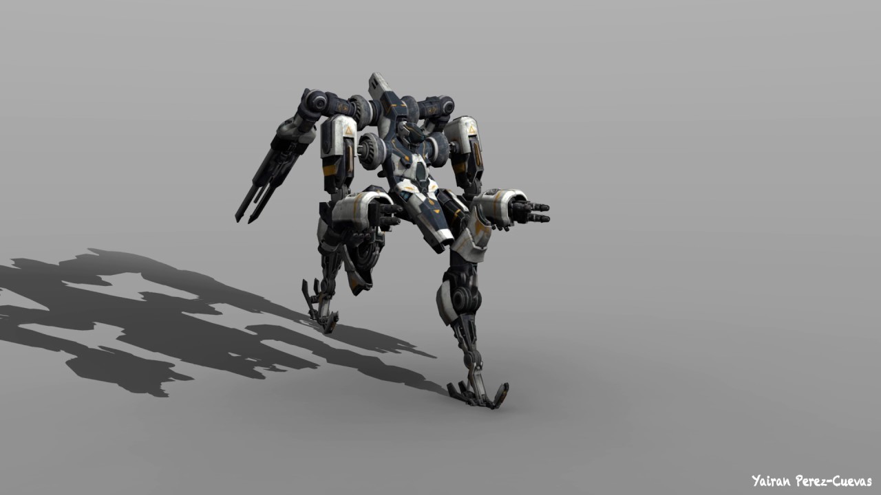 ArtStation - Mech Run Cycle