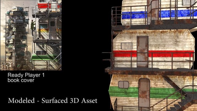 ArtStation - Ready Player One cover art Composite