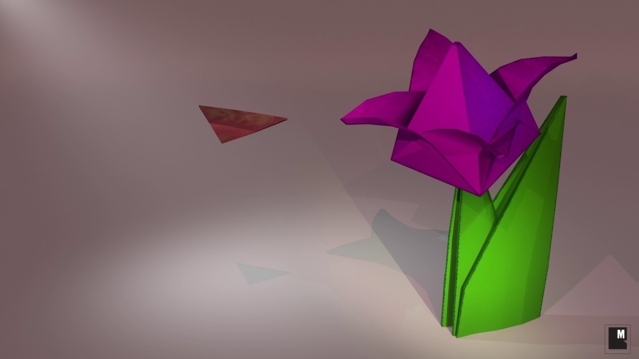 ArtStation - Origami Animation + Modeling Tutorial (Español)