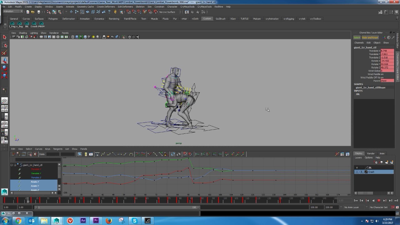 ArtStation - Powerbomb animation WIP