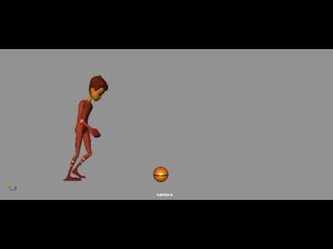 ArtStation - Kicking ball animation