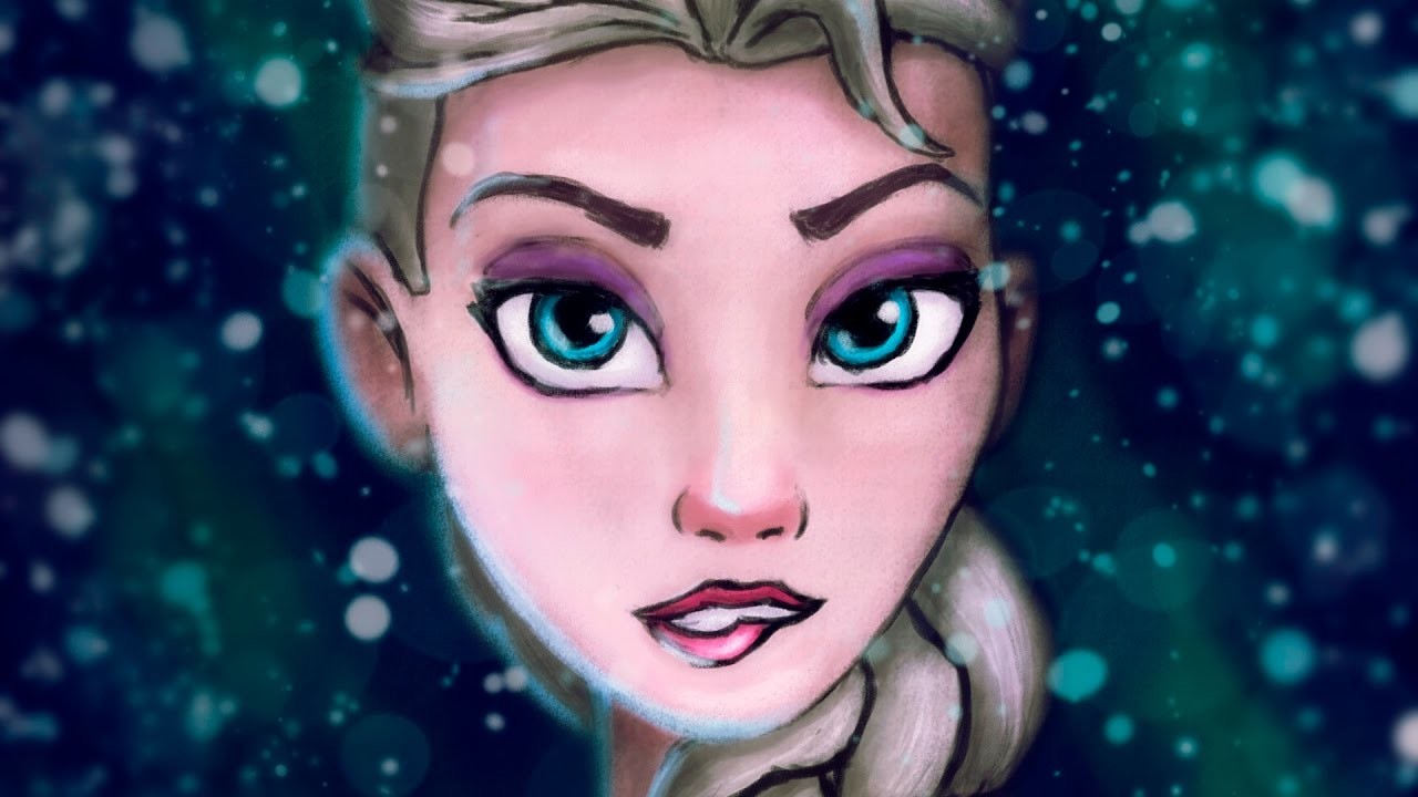 ArtStation - Elsa from Disney's movie Frozen