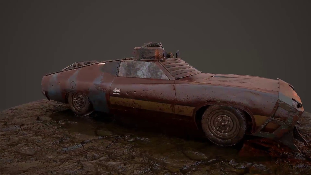 ArtStation - Post Apocalyptic Car