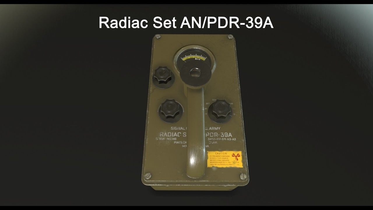 ArtStation - 3d Model Radiac Set An\PDR-39A