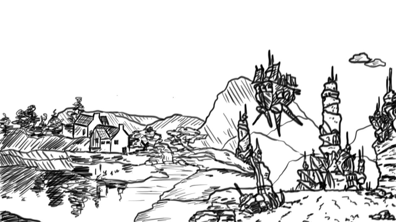 ArtStation - Country Side Fantasy