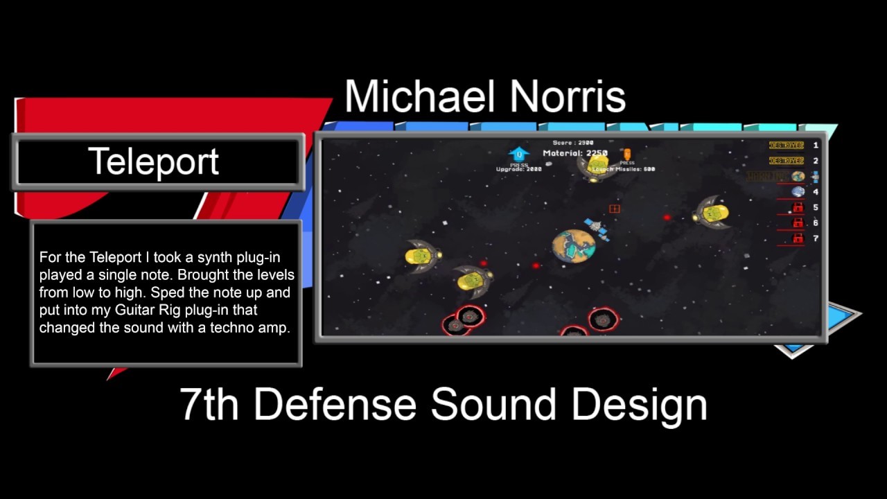 ArtStation - 7th Defense (48-hour game jam)