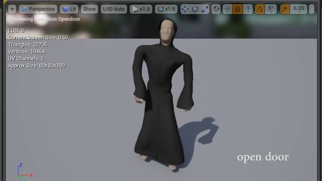 ArtStation - animation d'un spectre en motion capture