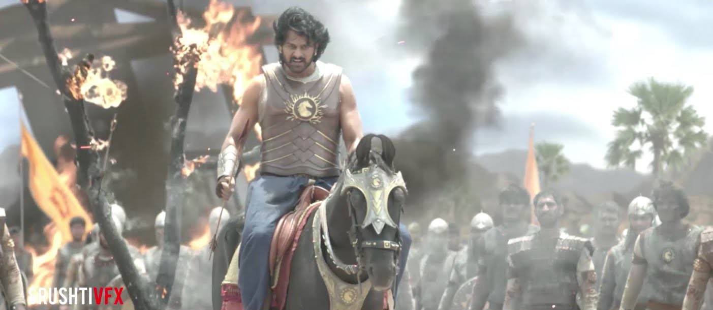 ArtStation - Bahubali VFX Breakdown for various sequences