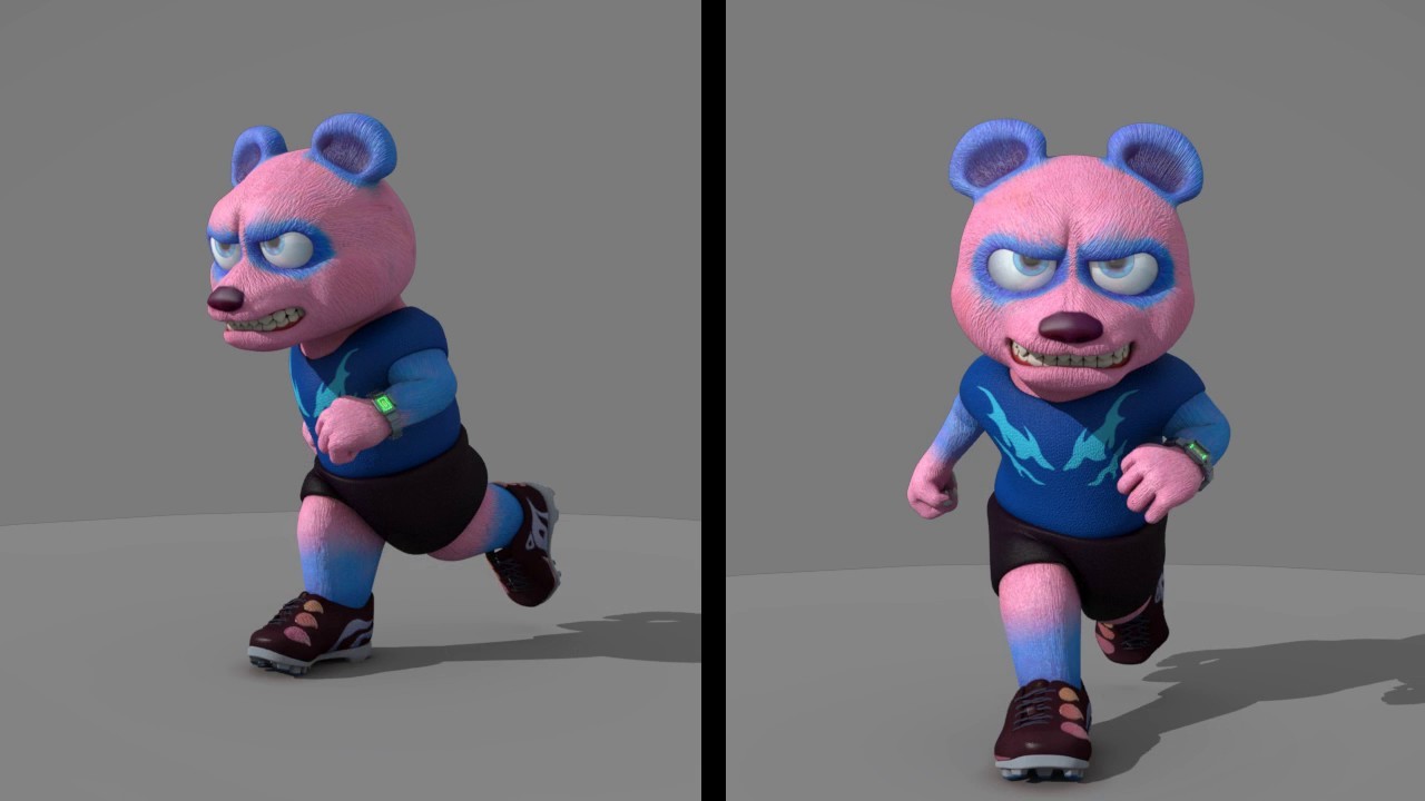 ArtStation - animation practice 011 【run_B】