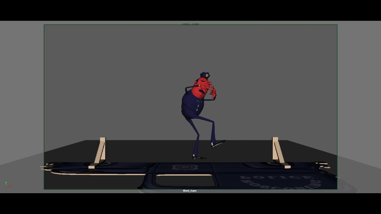 ArtStation - Officer Larry Animation Playblast